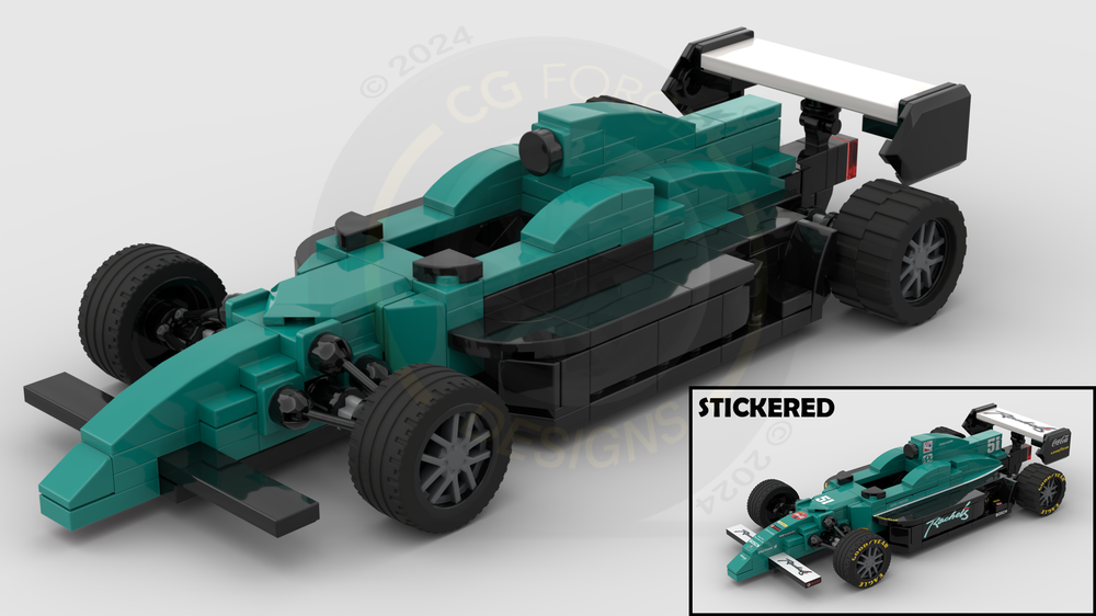 LEGO MOC Indycar 1998 CR Cheever Oval Spec by CGForceDesigns ...