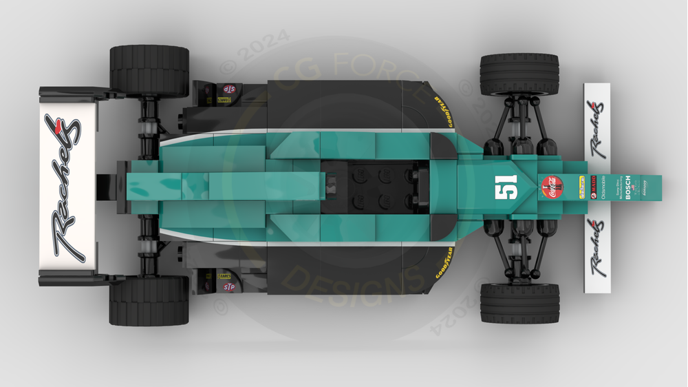 Lego Moc Indycar 1998 Cr Cheever Oval Spec By Cgforcedesigns