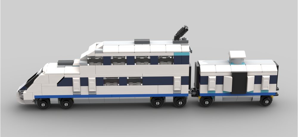 LEGO MOC 40518 Double Decker with Coach by crazy8ron | Rebrickable ...