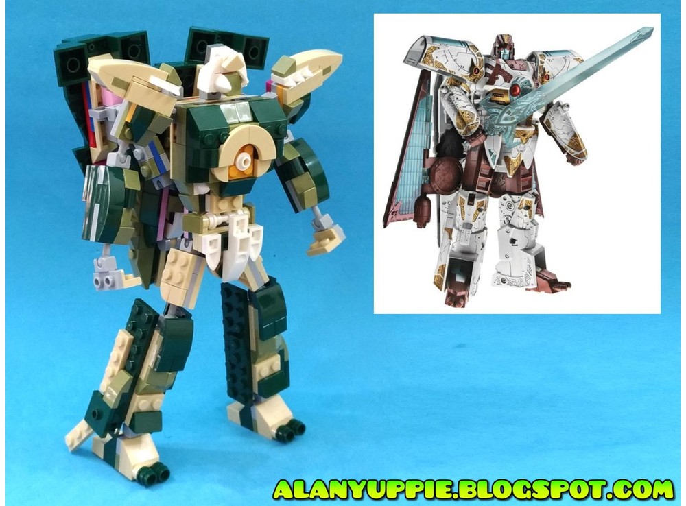 Lego Moc Transformer Vector Prime Using Lego Creator 31121 By