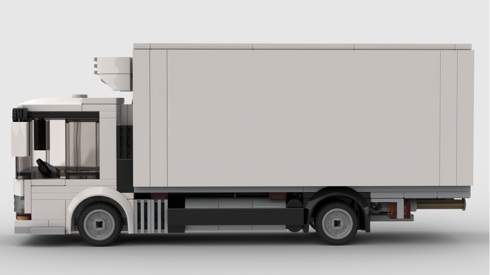 LEGO MOC Low entry refrigerated delivery truck by phigeon | Rebrickable ...