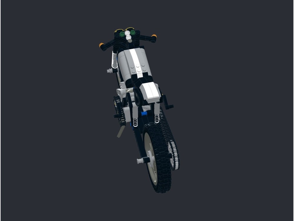 Lego Moc Cafe Racer Triple By S90sml Rebrickable Build With Lego