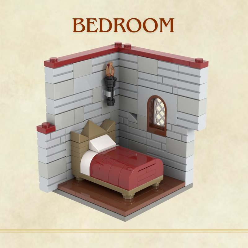LEGO MOC DnD Habitat - Bedroom by Pepestudss | Rebrickable - Build with ...