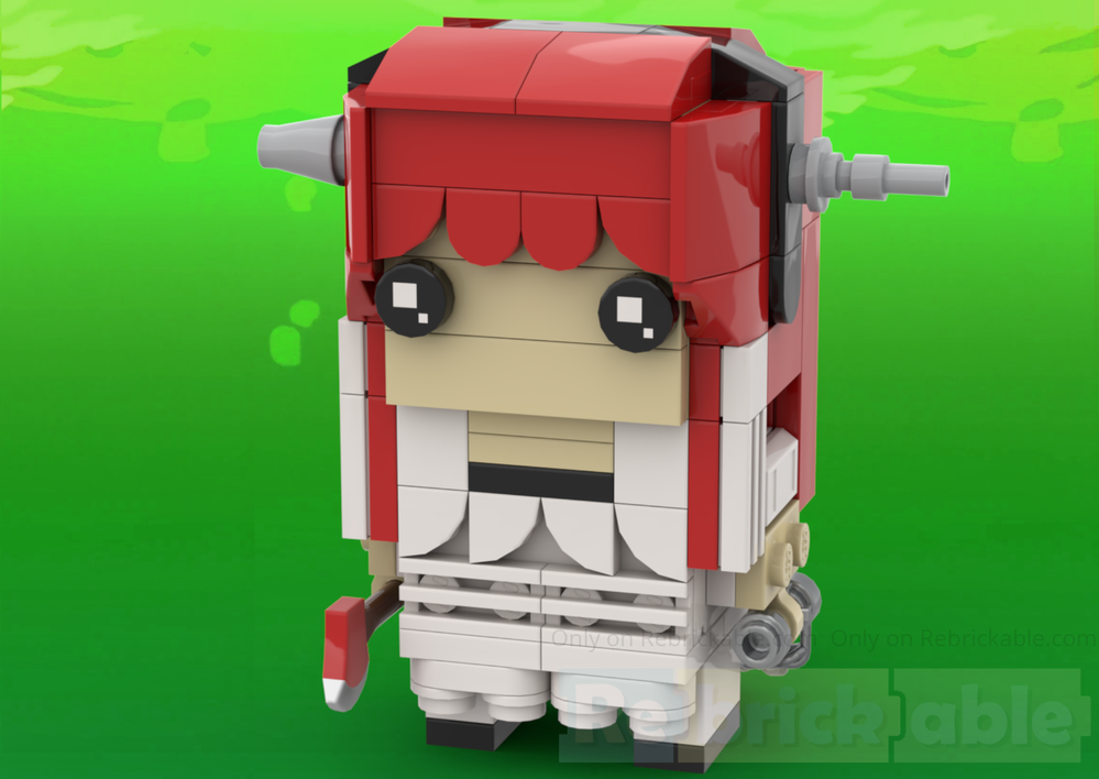 LEGO MOC Chidori Yoshino BrickHead - Persona 3 by GoldengamerLego ...