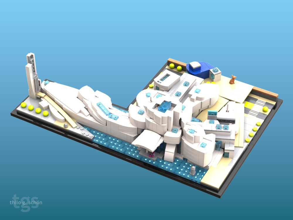 LEGO MOC Guggenheim Museum Bilbao by T.Brick | Rebrickable - Build with ...