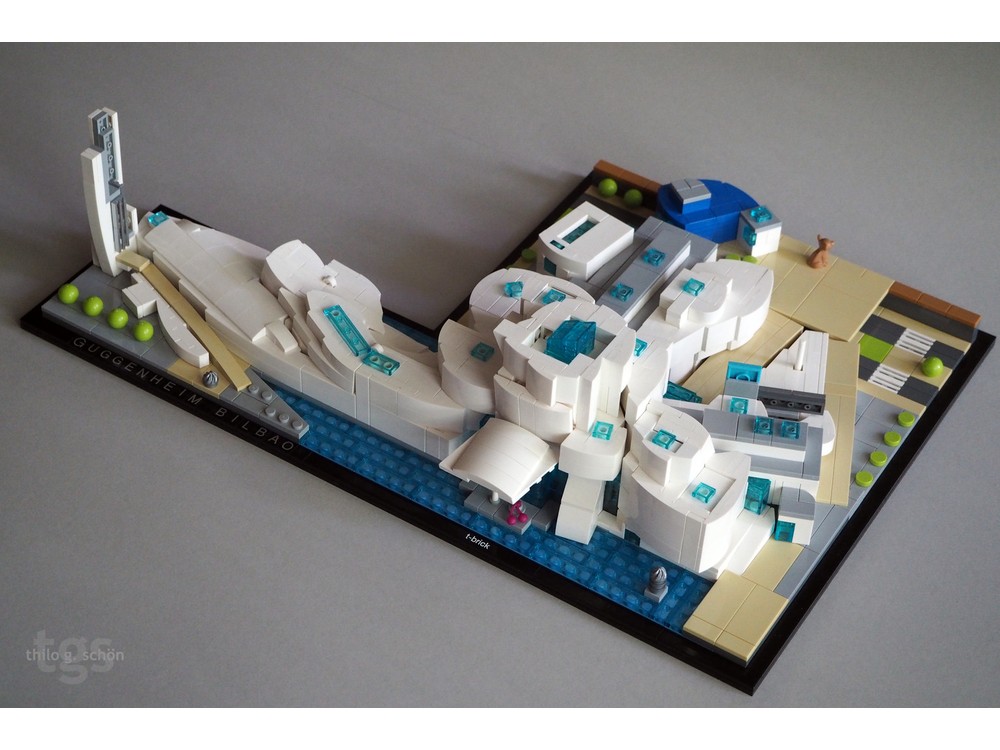 Lego Moc Guggenheim Museum Bilbao By Tbrick Rebrickable Build With