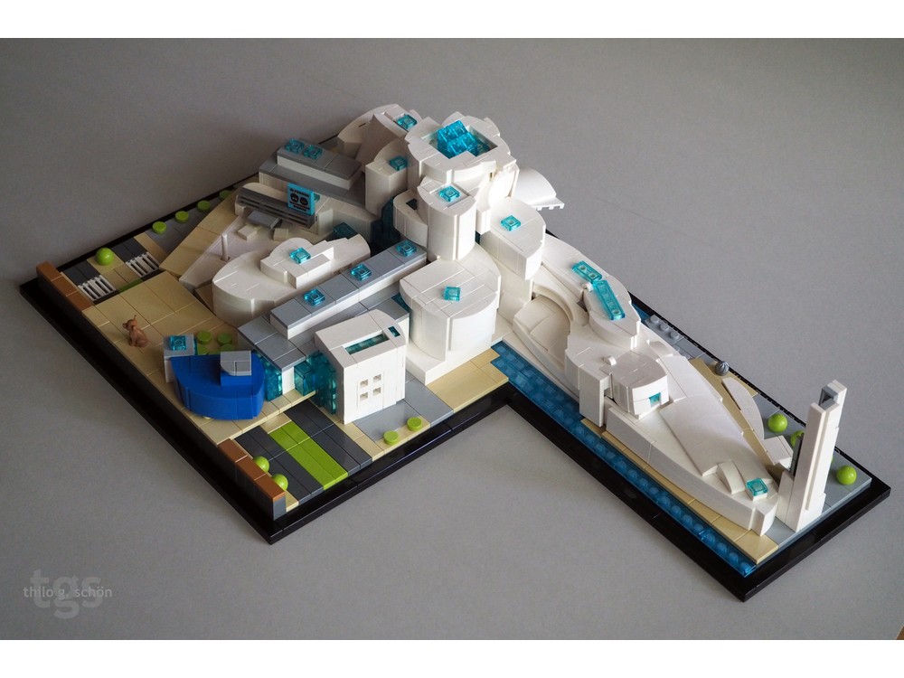 Lego Moc Guggenheim Museum Bilbao By Tbrick Rebrickable Build With