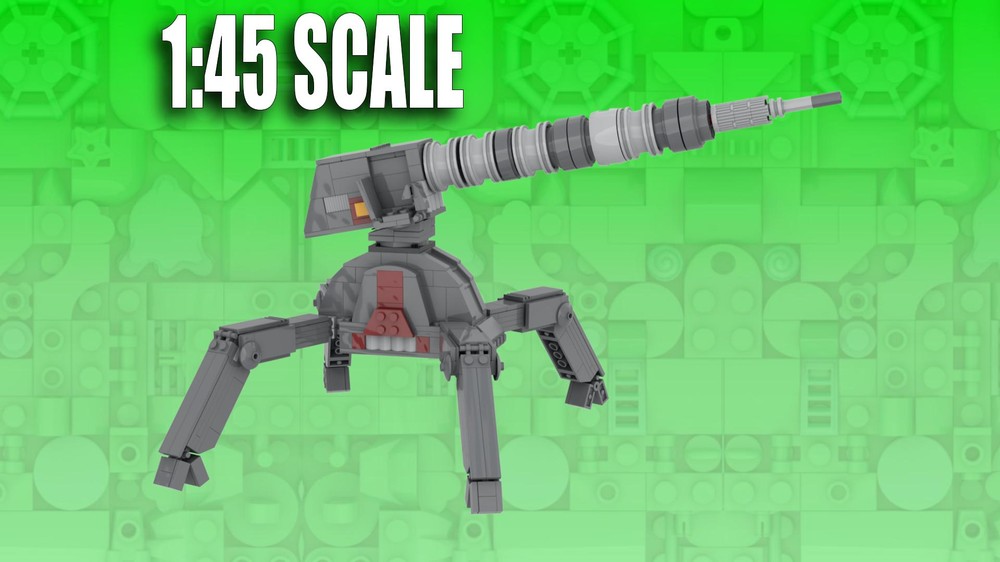 LEGO MOC-191483 1:45 Minifigure Scale AV-7 Canon by Master Mouldie ...