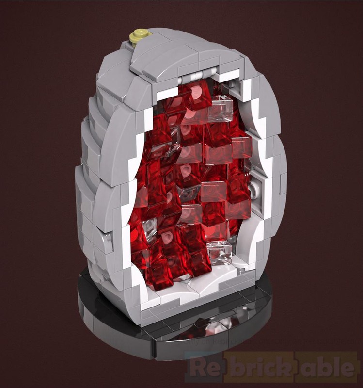 LEGO MOC Red Geode by Corvus_Le_Goth | Rebrickable - Build with LEGO