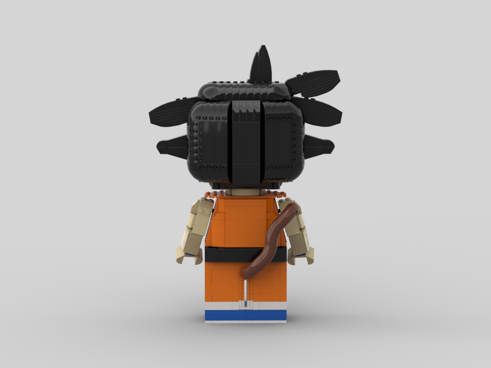 Lego Moc Dragon Ball Son Goku Maxifigure By Kementari Rebrickable