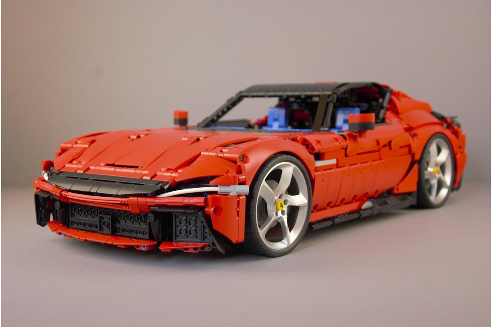 LEGO MOC Ferrari 12Cilindri - 1:8 - 42143 B Model by Alex Ilea ...