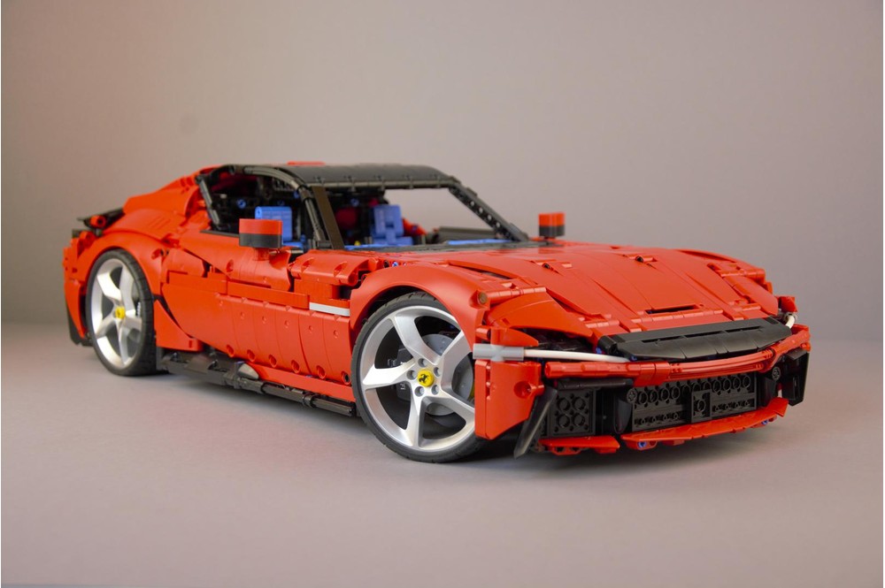 LEGO MOC Ferrari 12Cilindri - 1:8 - 42143 B Model by Alex Ilea ...