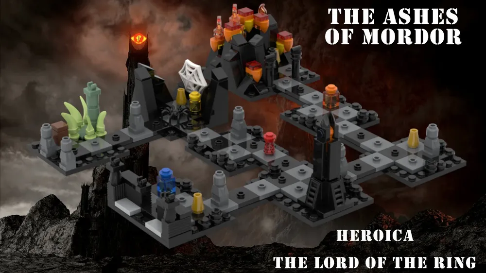 LEGO MOC Heroica - The ashes of Mordor by Cegeha Elbe | Rebrickable ...