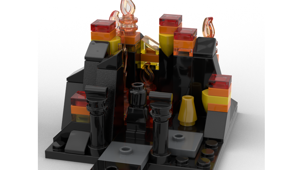 LEGO MOC Heroica - The ashes of Mordor by Cegeha Elbe | Rebrickable ...