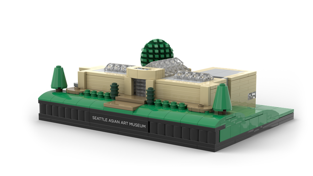 LEGO MOC Seattle Asian Art Museum by Frank Lloyd Brick | Rebrickable ...