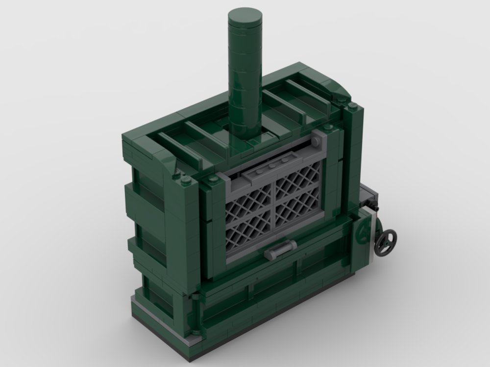 LEGO MOC Marathon Vertical Cardboard Baler by DonutFilms | Rebrickable ...