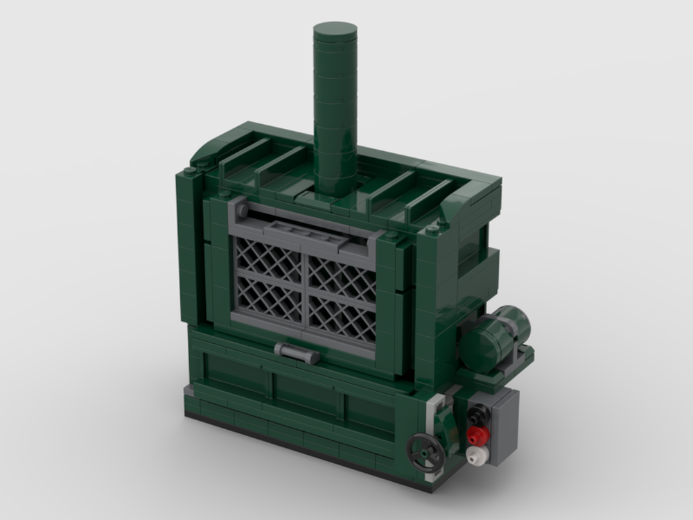 Lego Moc Marathon Vertical Cardboard Baler By Donutfilms Rebrickable