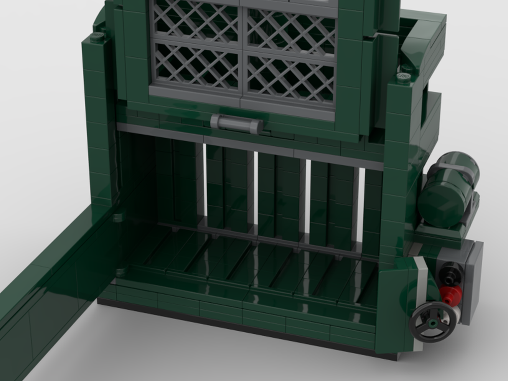 Lego Moc Marathon Vertical Cardboard Baler By Donutfilms Rebrickable