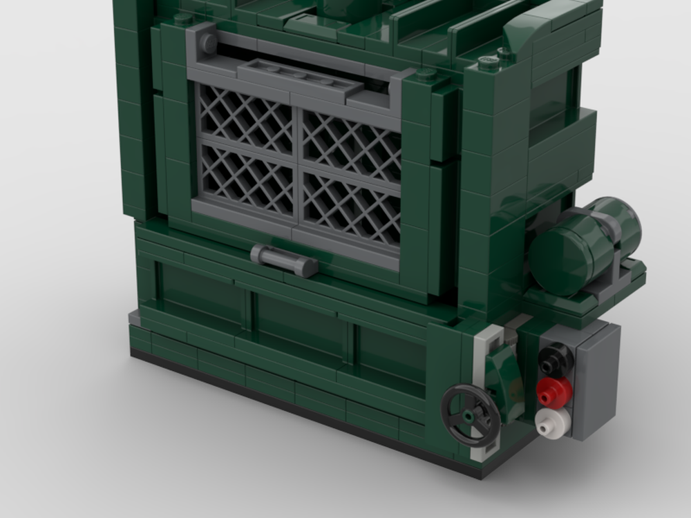 Lego Moc Marathon Vertical Cardboard Baler By Donutfilms Rebrickable