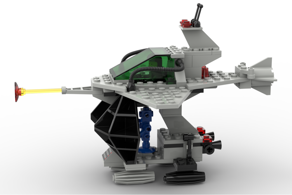 Lego Moc Space 6891 Gamma V Laser Craft Alternate Build By Pturecki