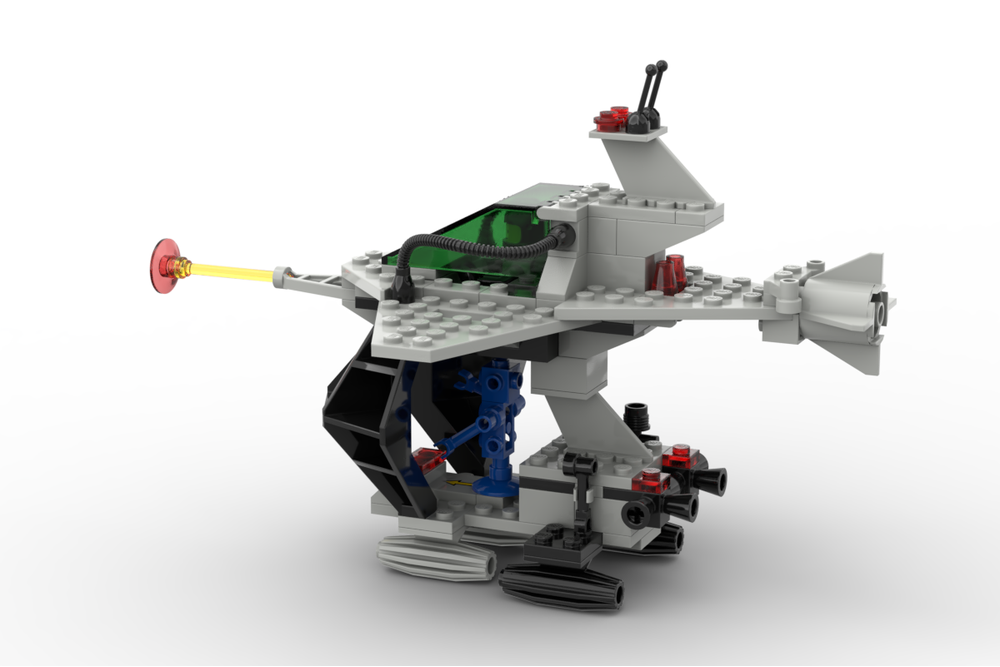 Lego Moc Space 6891 Gamma V Laser Craft Alternate Build By Pturecki