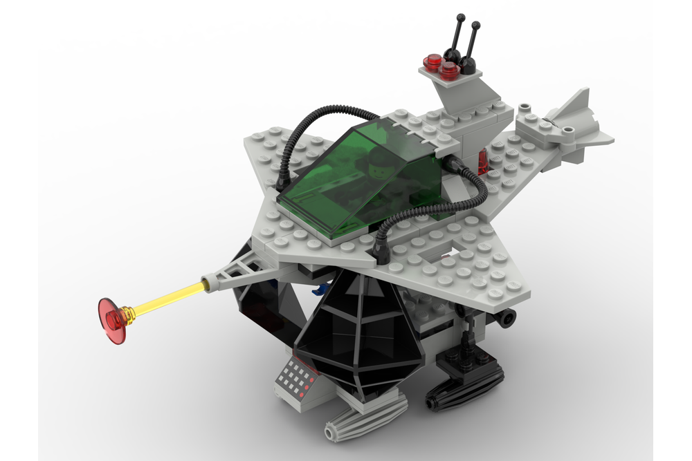 LEGO MOC Space, 6891 - Gamma V Laser Craft alternate build by pturecki ...