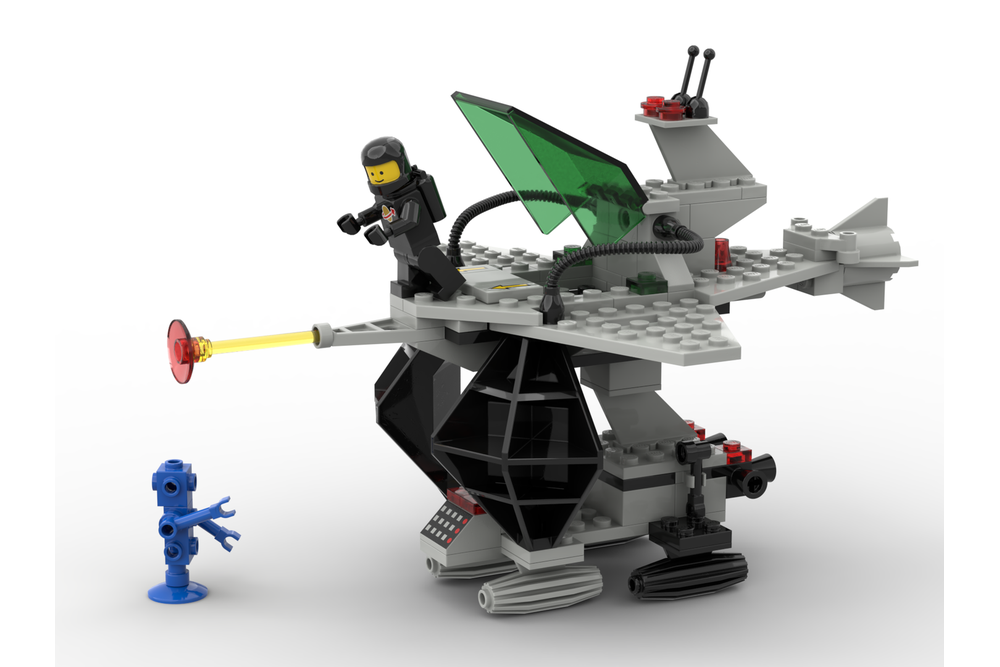 Lego Moc Space 6891 Gamma V Laser Craft Alternate Build By Pturecki
