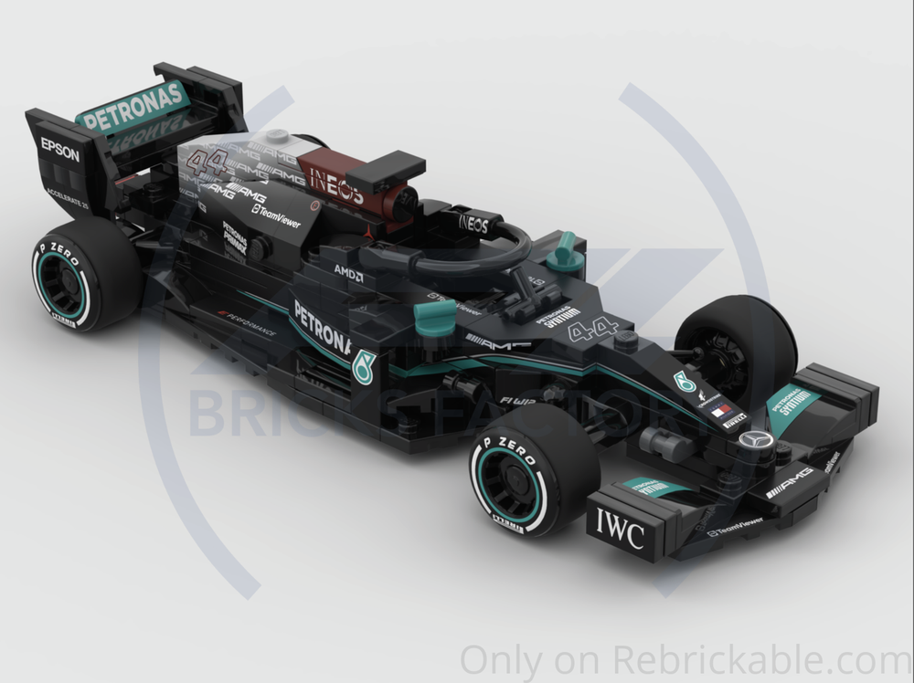 LEGO MOC F1 Mercedes W12 by Pit Lane Bricks Factory | Rebrickable ...