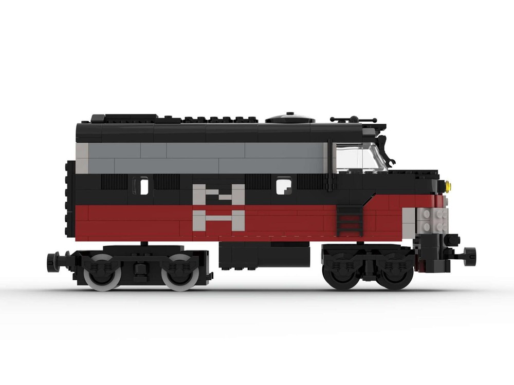 LEGO MOC 1950s New Haven Diesel by O_range_j_use | Rebrickable - Build ...