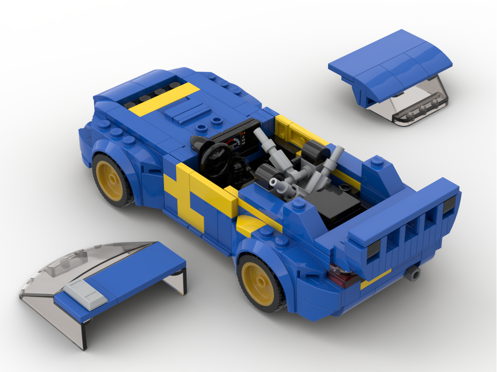 LEGO MOC Subaru Impreza WRC by symbioza | Rebrickable - Build with LEGO