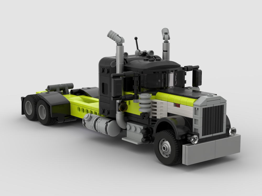 LEGO MOC Peterbilt Semi with Sleeper by owstin | Rebrickable - Build ...