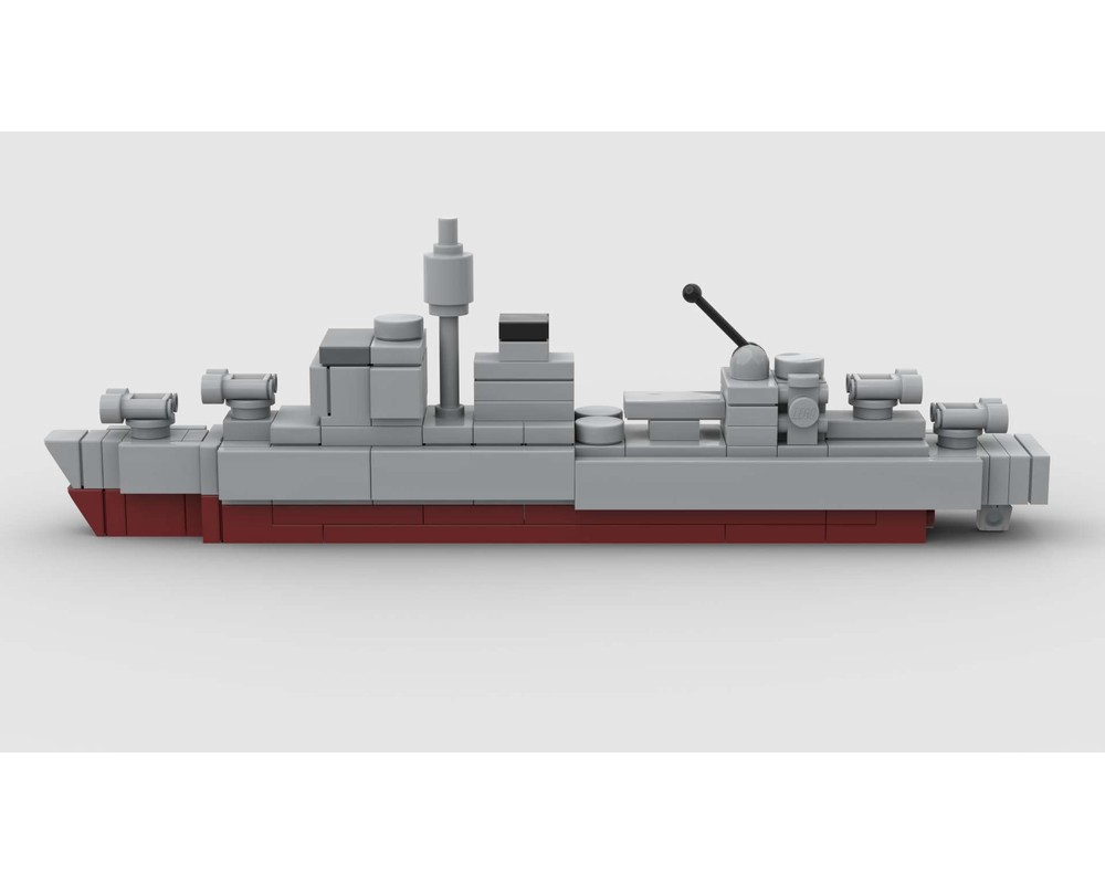 LEGO MOC Mini HMS Ajax by RMC1138 | Rebrickable - Build with LEGO