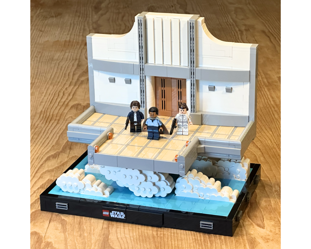 Lego Moc Arrival At Cloud City Diorama By Codyanerbricks Rebrickable