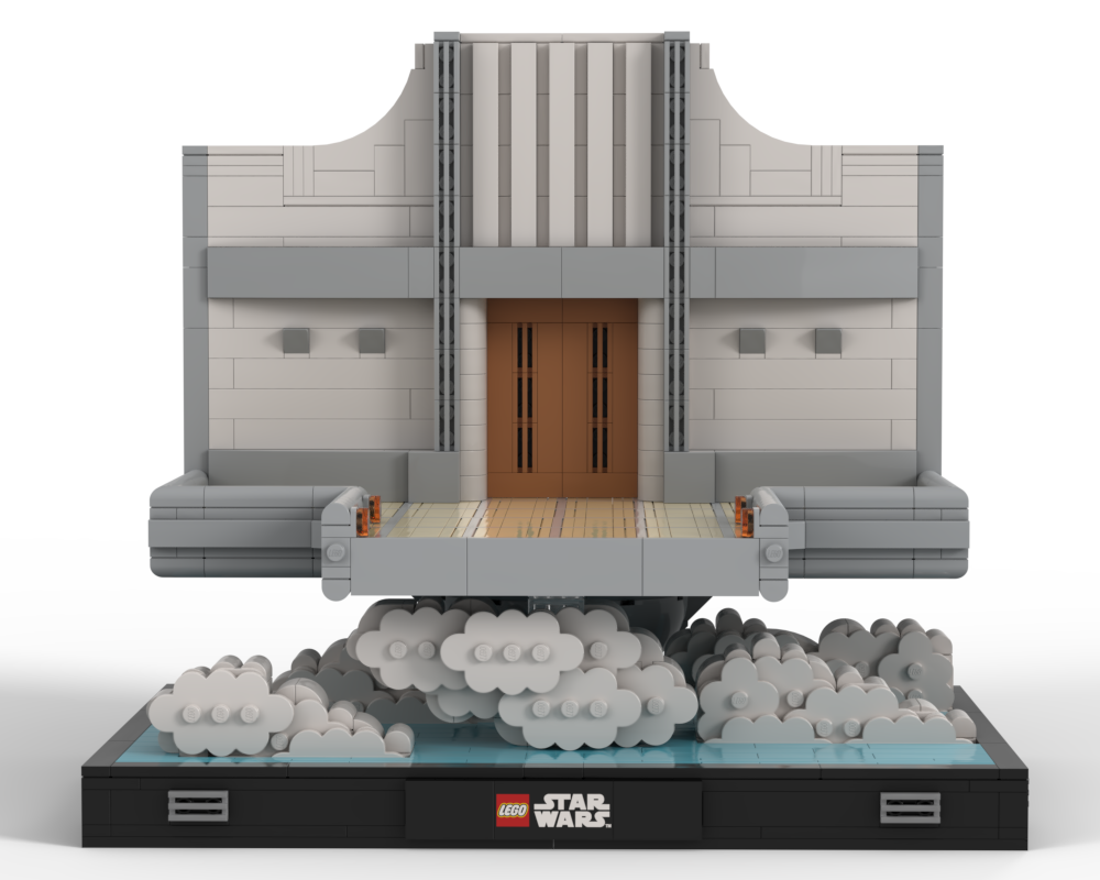 Lego Moc Arrival At Cloud City Diorama By Codyanerbricks Rebrickable