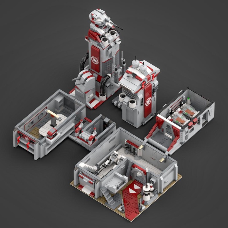 LEGO MOC Republic Base by terauma | Rebrickable - Build with LEGO