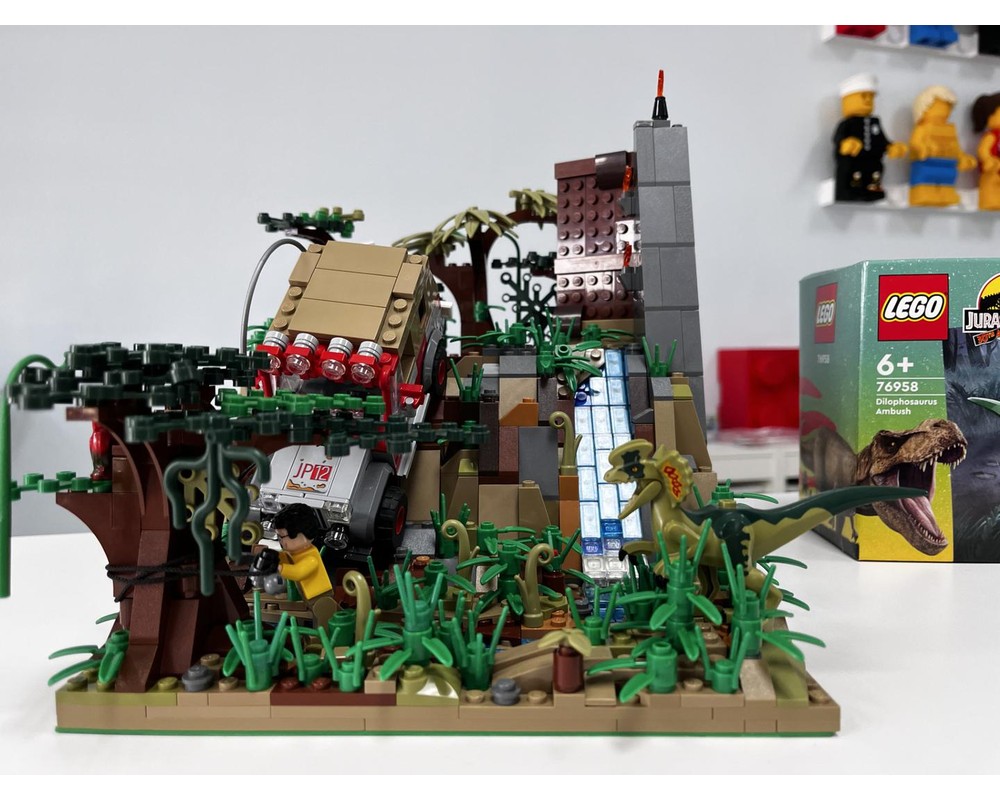 Lego Moc Jurassic Park Jeep 12 Jp12 By Plasticjango Rebrickable