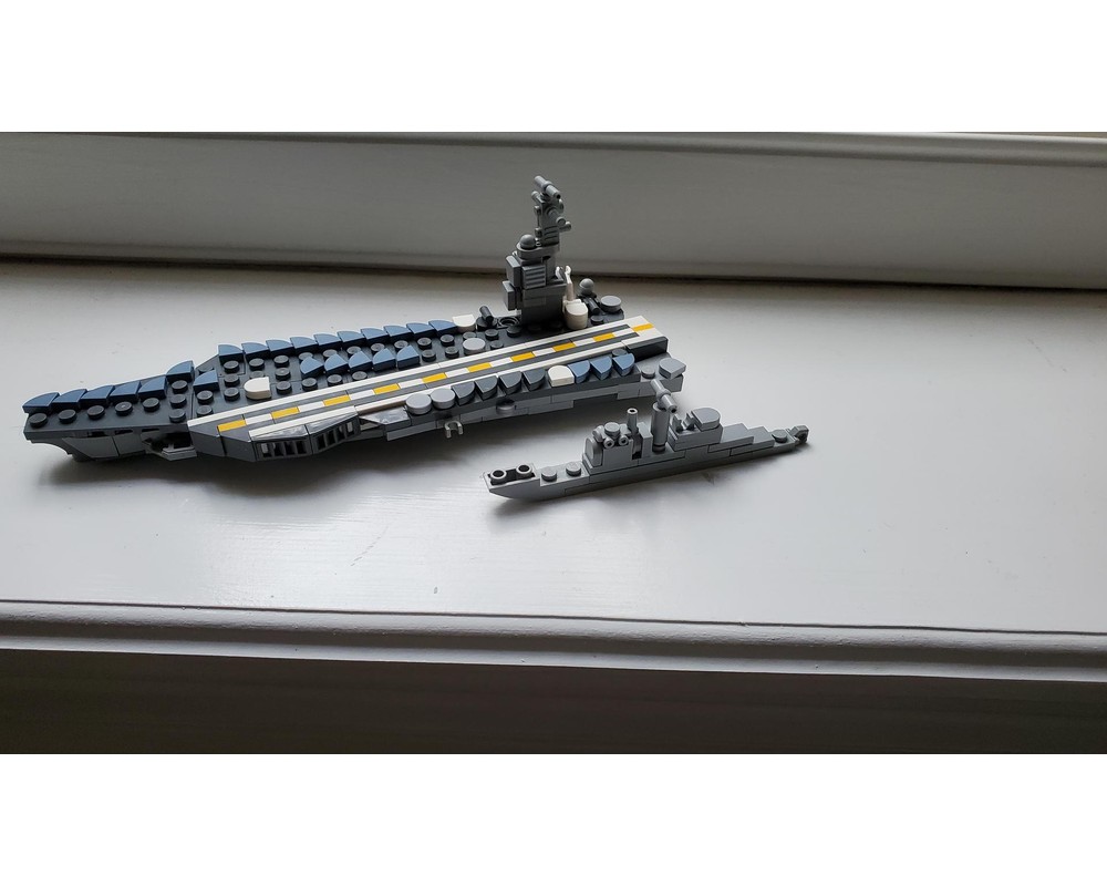 LEGO MOC Nano Ticonderoga Class Guided Missile Cruiser by bcwbricks ...