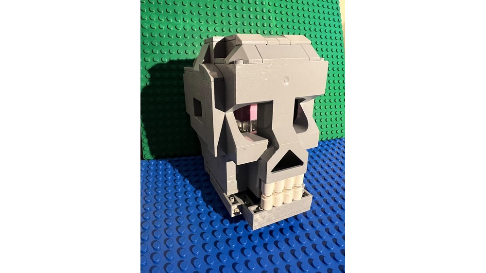 Lego Moc Skull By Rapter358 Rebrickable Build With Lego
