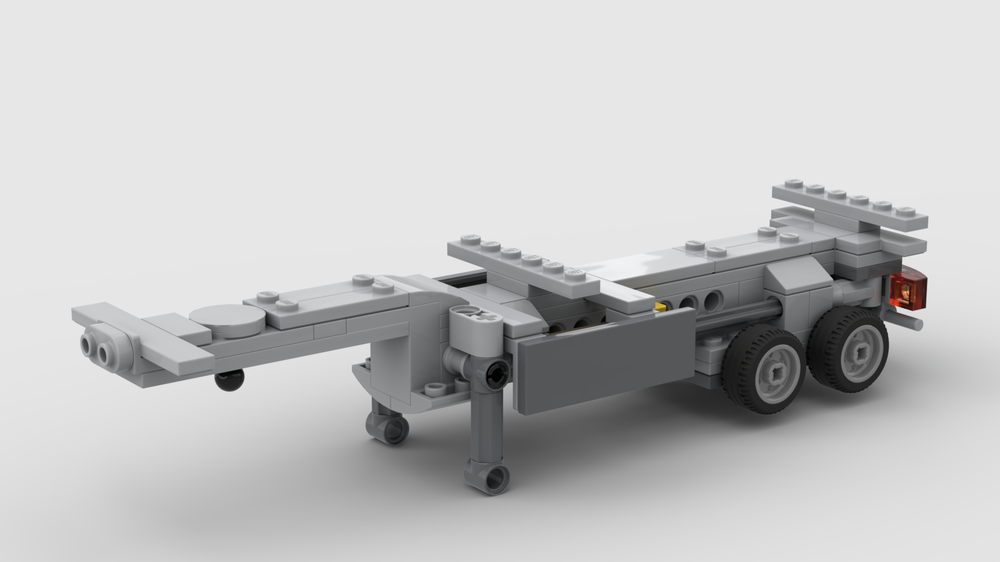 LEGO MOC Extendable container trailer by phigeon | Rebrickable - Build ...