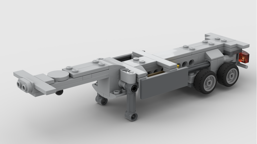 LEGO MOC Extendable container trailer by phigeon | Rebrickable - Build ...