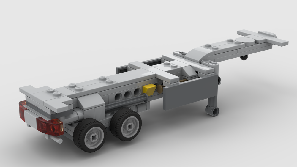 LEGO MOC Extendable container trailer by phigeon | Rebrickable - Build ...