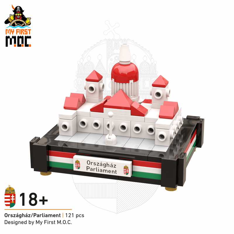 LEGO MOC Parliament - Országház by MyFirstMOC | Rebrickable - Build ...