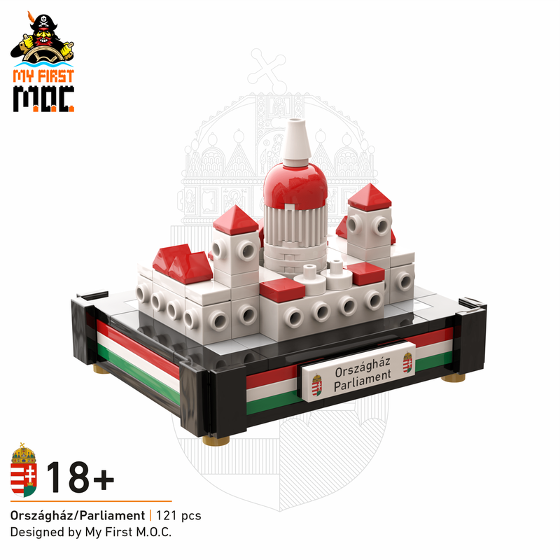 LEGO MOC Parliament - Országház by MyFirstMOC | Rebrickable - Build ...