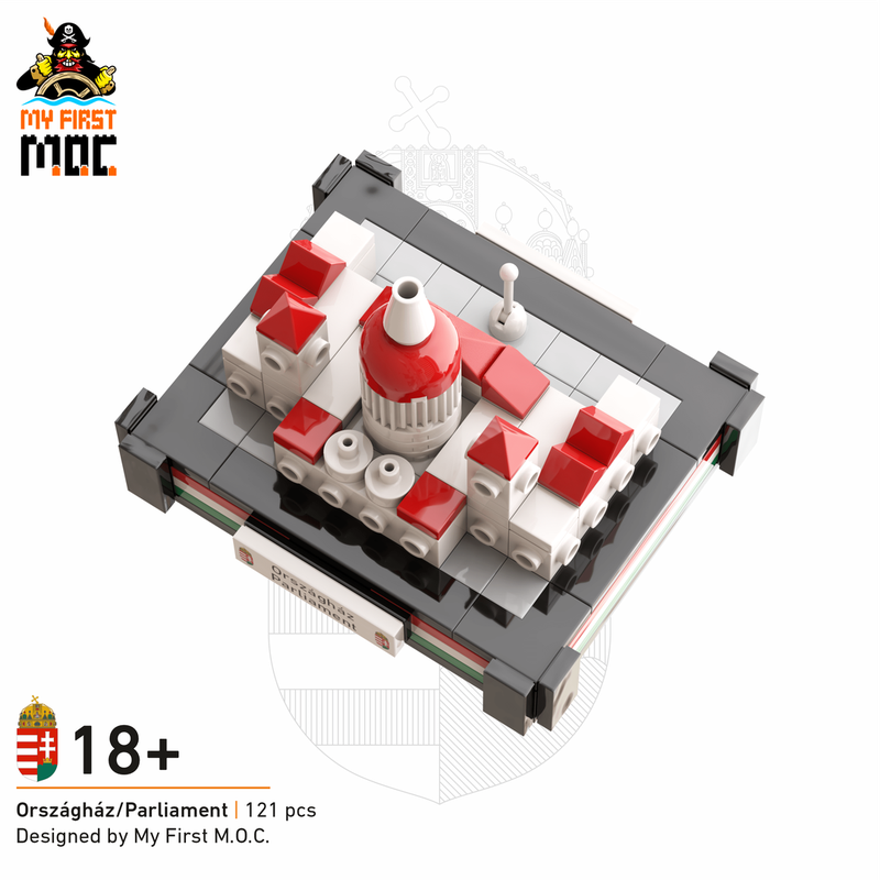 LEGO MOC Parliament - Országház by MyFirstMOC | Rebrickable - Build ...