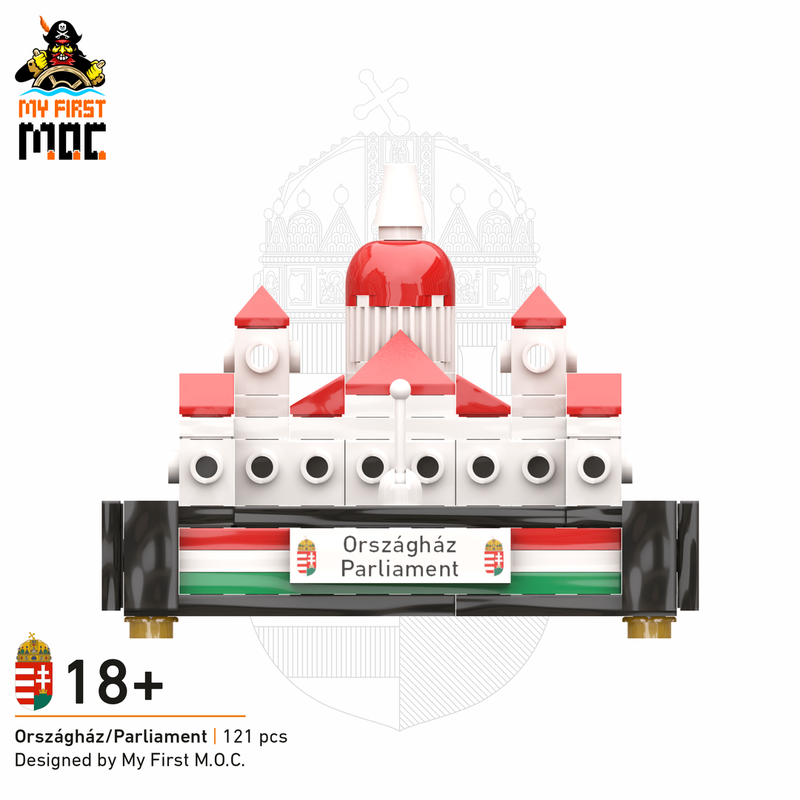 LEGO MOC Parliament - Országház by MyFirstMOC | Rebrickable - Build ...