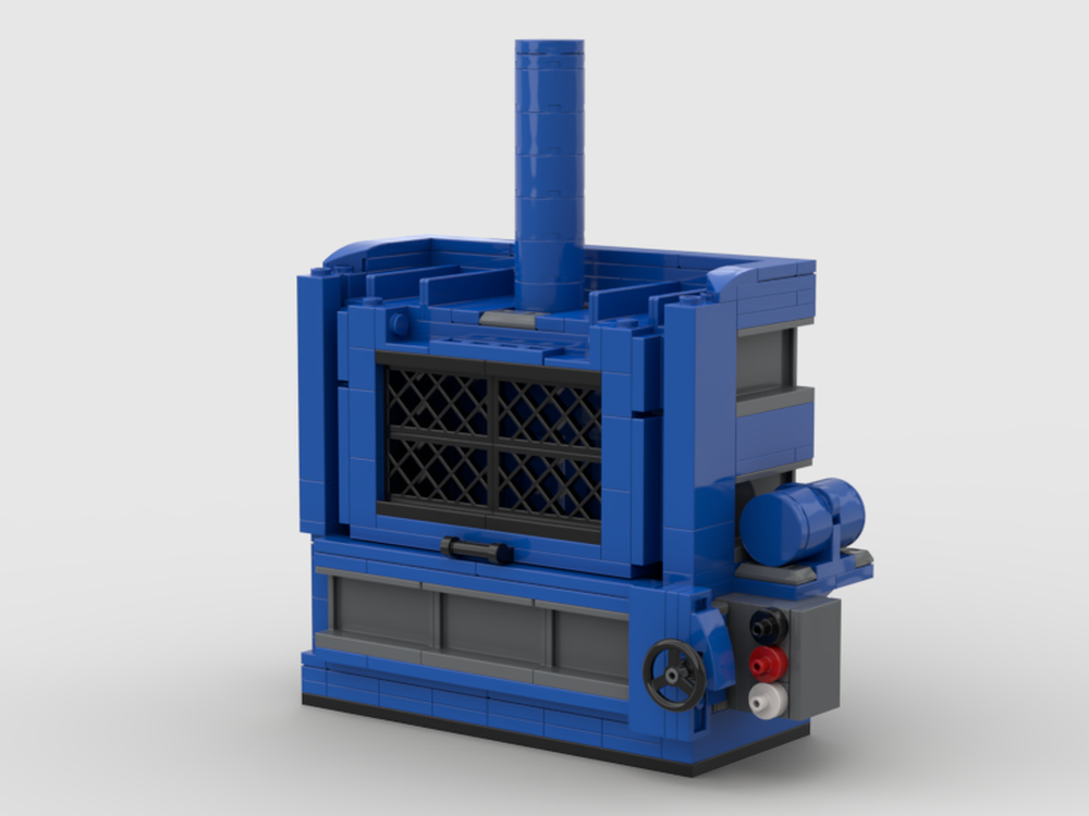 LEGO MOC Marathon Vertical Cardboard Baler (Blue) by DonutFilms ...