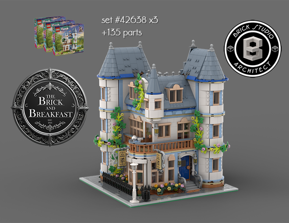 LEGO MOC Brick and Breakfast by BrickStudioArchitect | Rebrickable ...