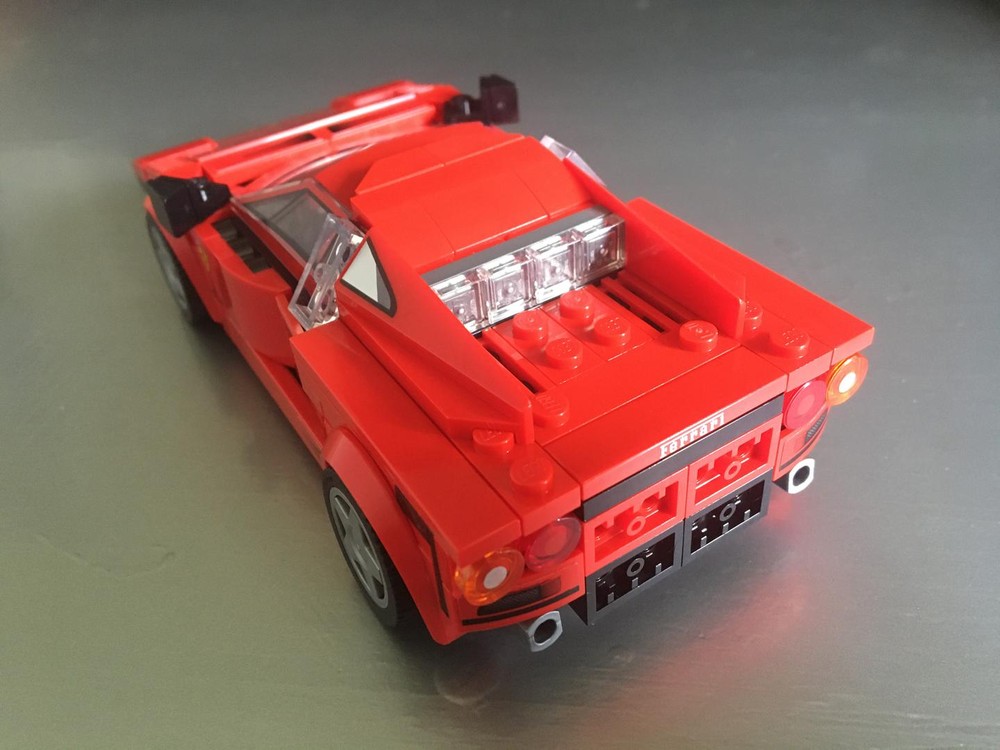 Lego Moc Ferrari 308 Gtb By Sillert09 Rebrickable Build With Lego
