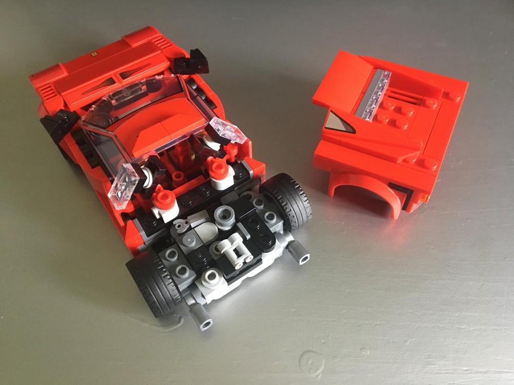 Lego Moc Ferrari 308 Gtb By Sillert09 Rebrickable Build With Lego