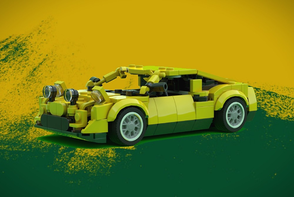 LEGO MOC Ford GT70 by Thecarmoccer | Rebrickable - Build with LEGO